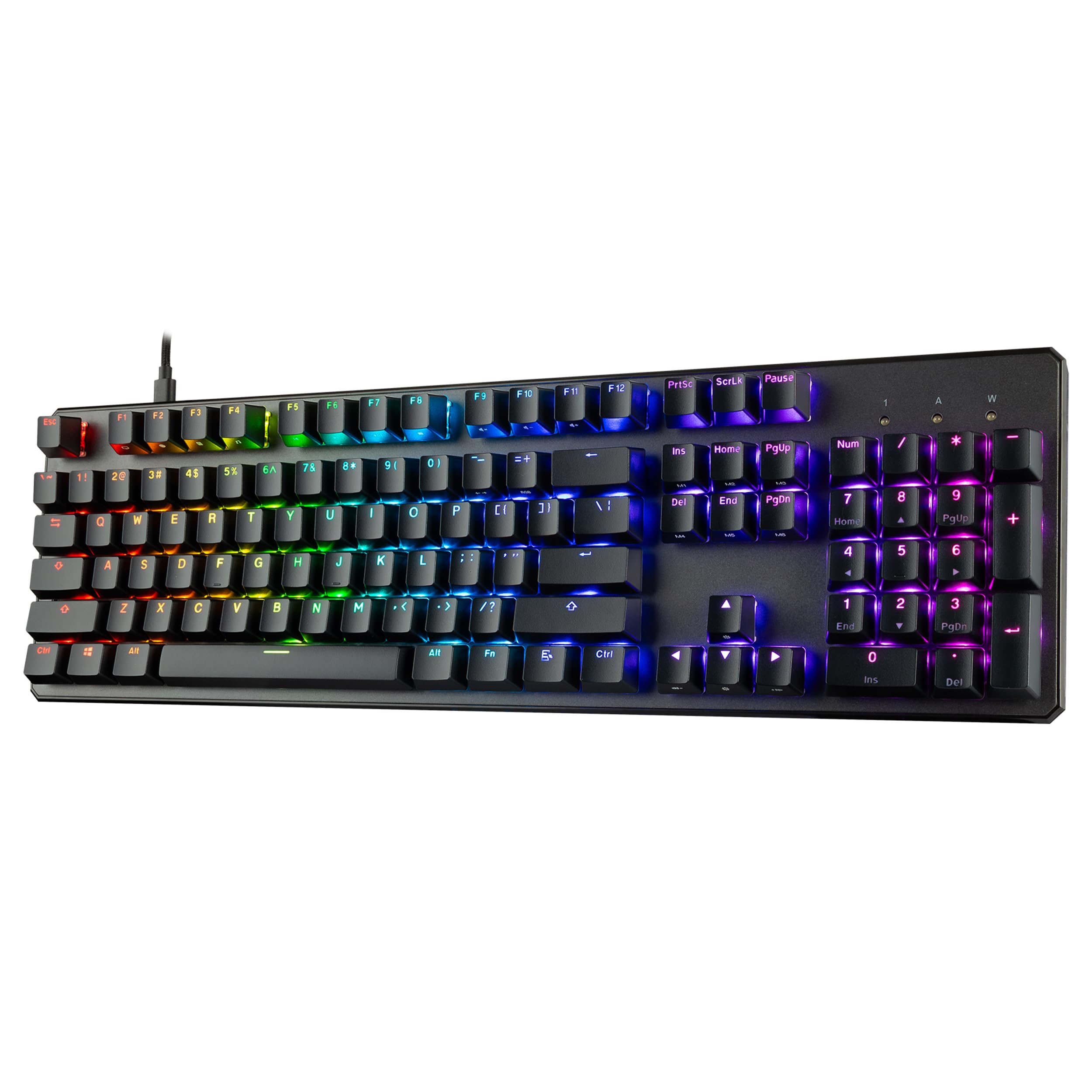 TECWARE Phantom 104 Key Full Size RGB Mechanical Gaming Keyboard with ...