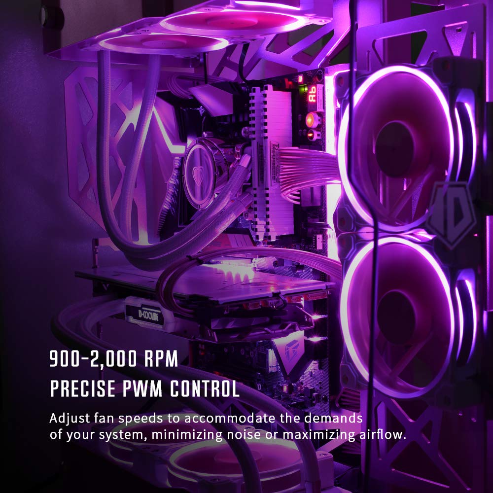 Mua ID-COOLING ZF-12025-PINK Case Fan 120mm 5V 3 PIN ARGB Cooling Fan ...