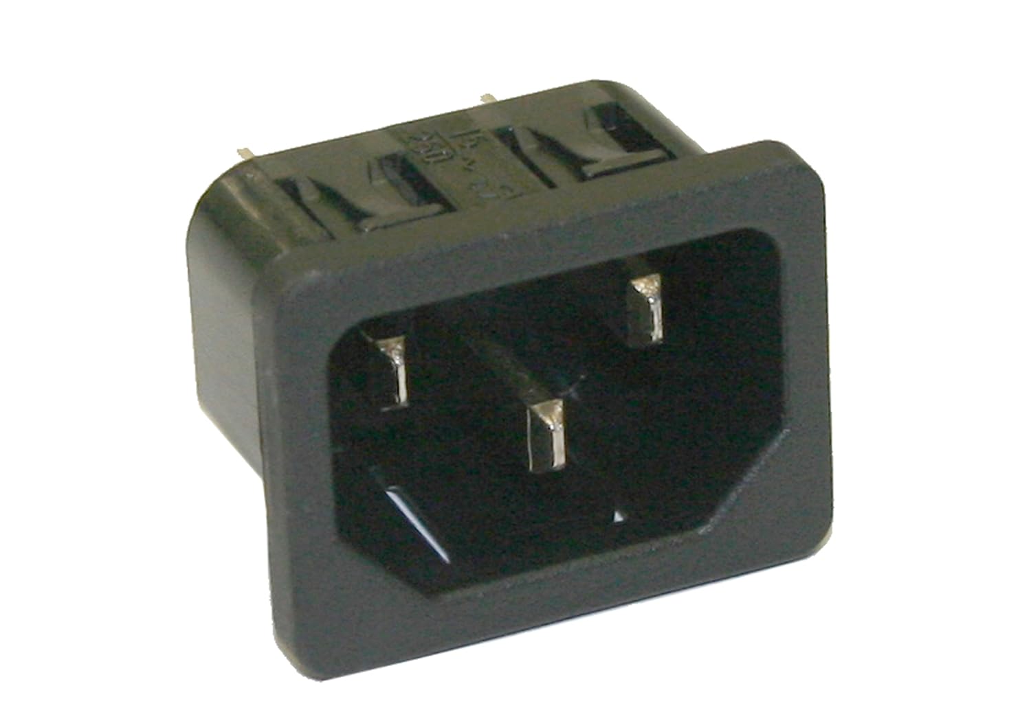 Interpower 8301312 IEC 60320 C14 Snap In Power Inlet with Quick ...