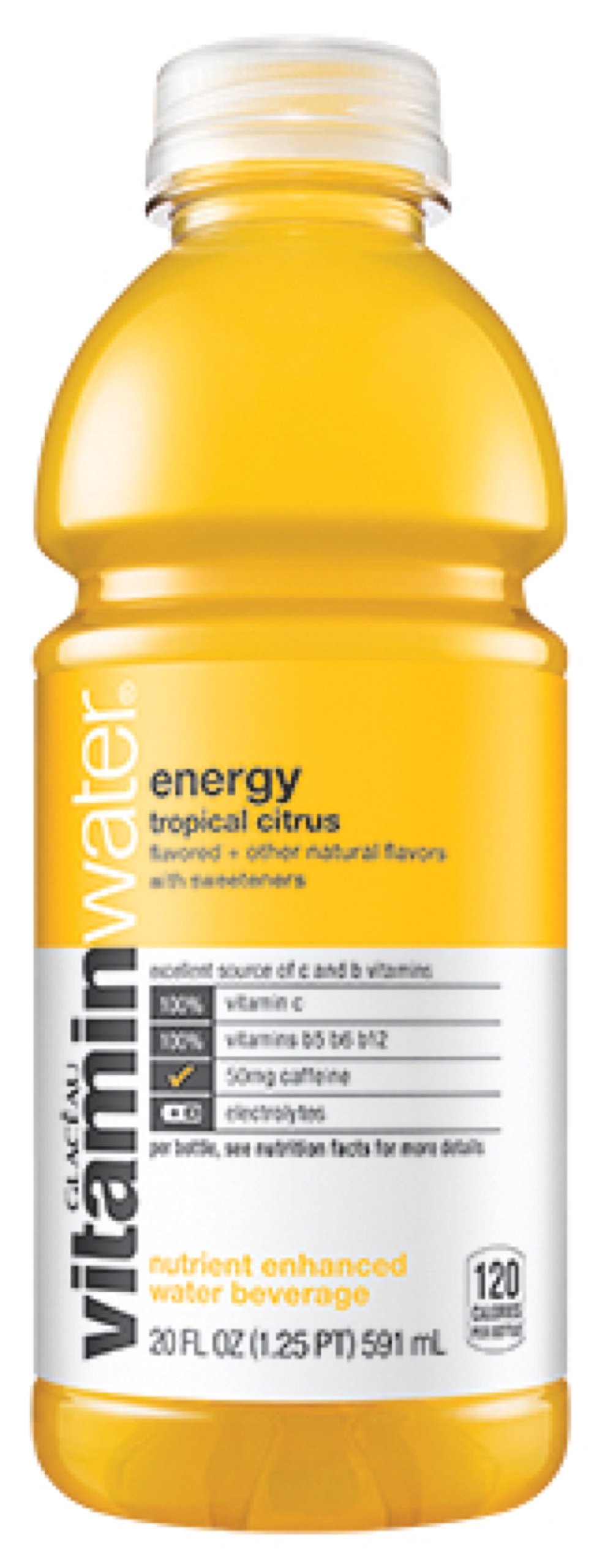 Amazon.com : Glaceau Vitamin Water Refresh Tropical Mango, 20 Ounce (12 ...