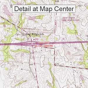 Amazon.com : USGS Topographic Quadrangle Map - Boonville, Missouri ...