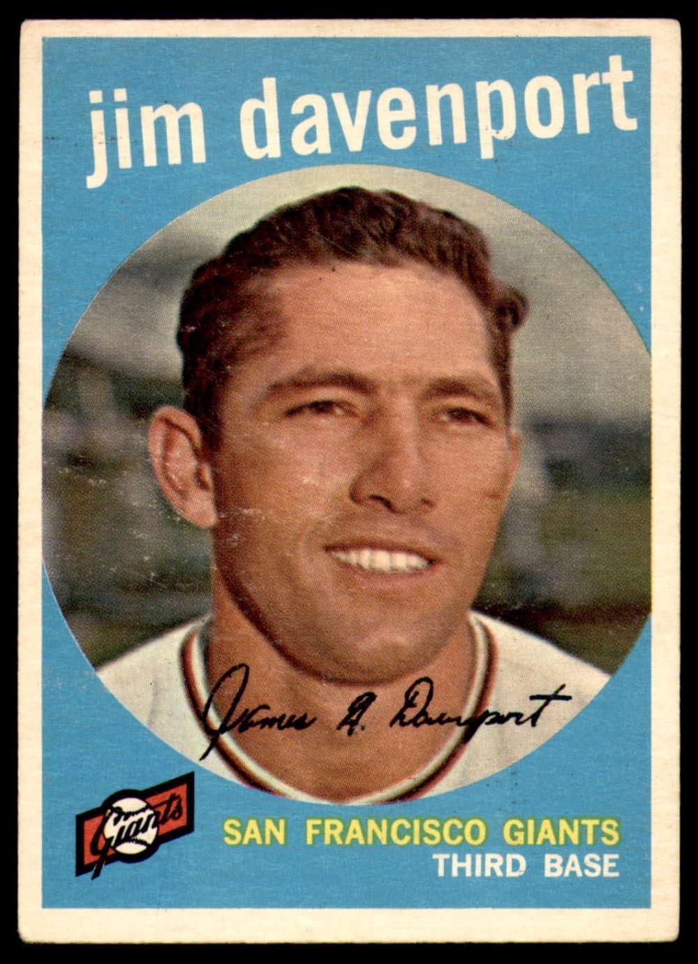 Amazon.com: 1959 Topps # 198 Jim Davenport San Francisco Giants ...