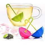 Set di infusori per tè creativi, in silicone ecologico, a forma di ...