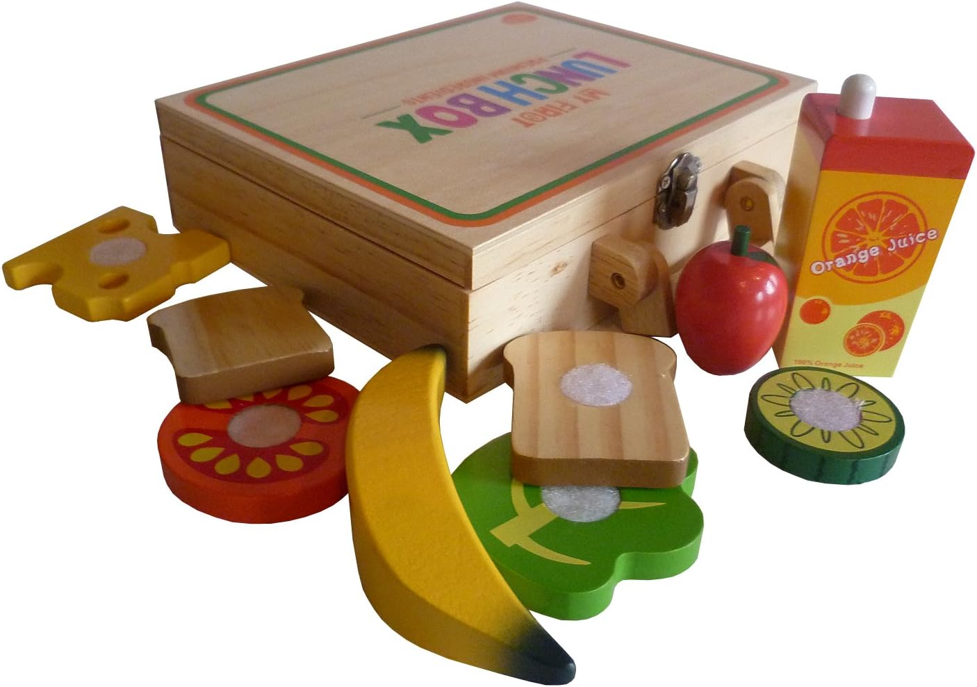 Bee Smart – Wooden Toy Food Sandwich Pretend Play Food Set for Children ...