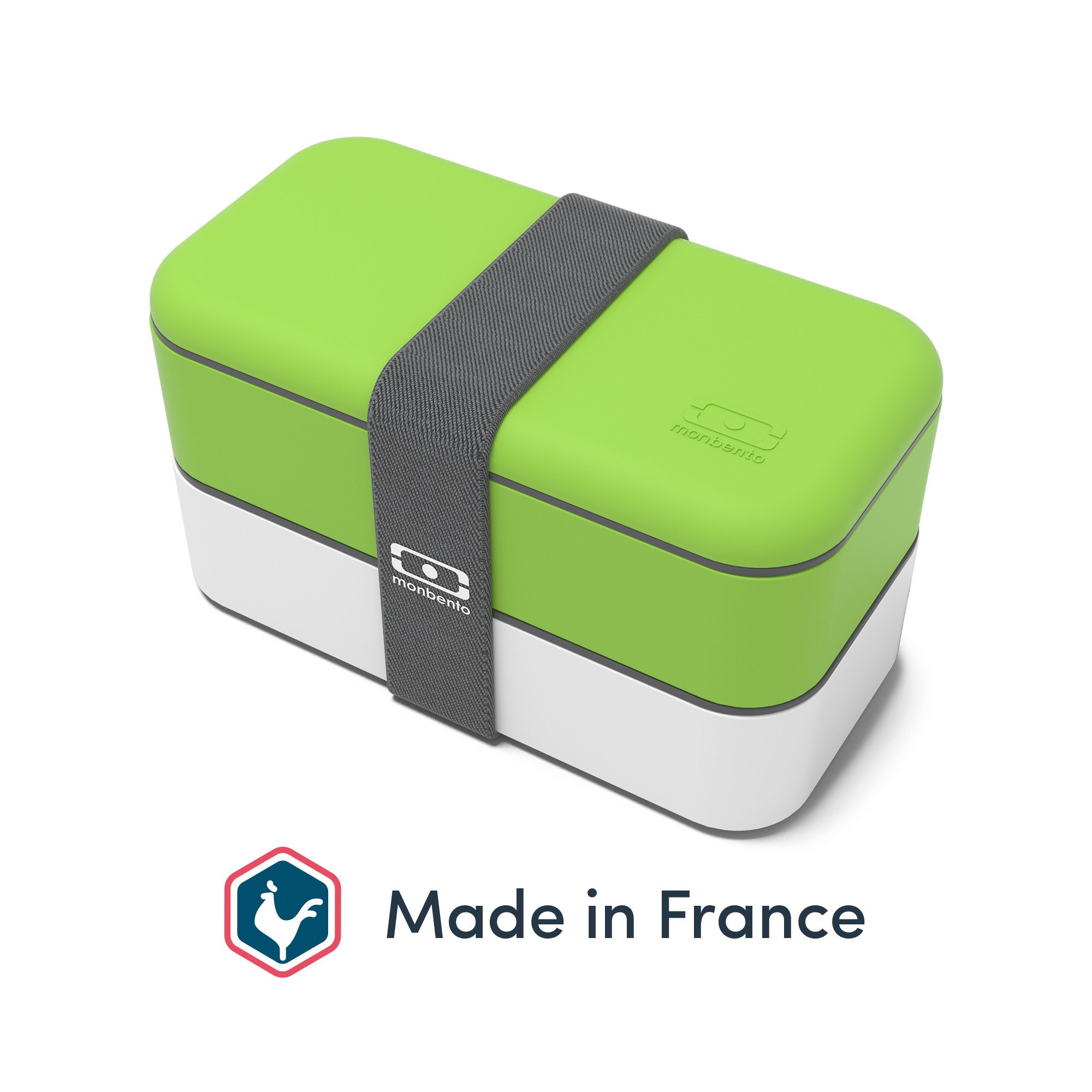 Buy monbento - MB Original Green/white bento box - 2 tier leakproof ...