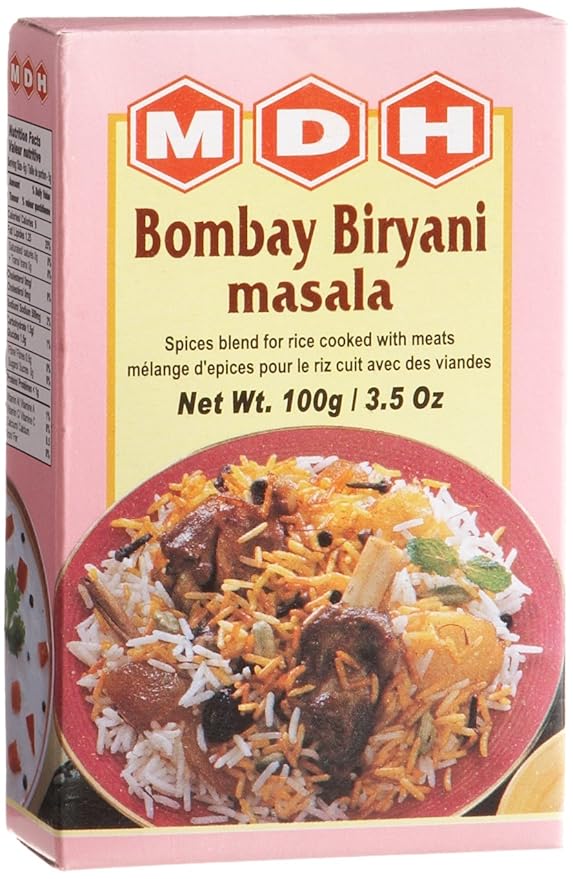 Amazon.com : MDH Bombay Biryani Masala (Spice Blend), 3.5-Ounce Boxes ...