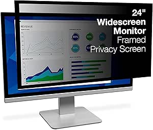Amazon.com: 3M Privacy Filter for 24" Framed Widescreen Monitor ...