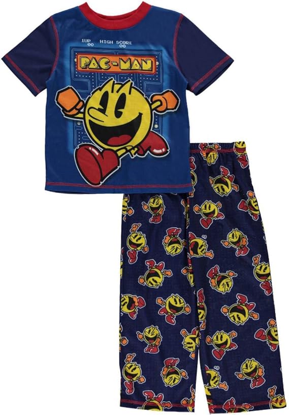 Amazon.com: Pacman Boys' Big 2pc Sleepwear Set, Blue, Small / 6-7: Clothing