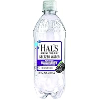Amazon.com : Hal's New York Seltzer Carbonated Blackberry Flavored Sparkling Water, Zero Sugar ...