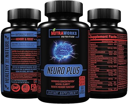 Amazon.com: Neuro Plus Brain Support Supplement - Memory, Focus & Clarity Formula - Nootropic ...