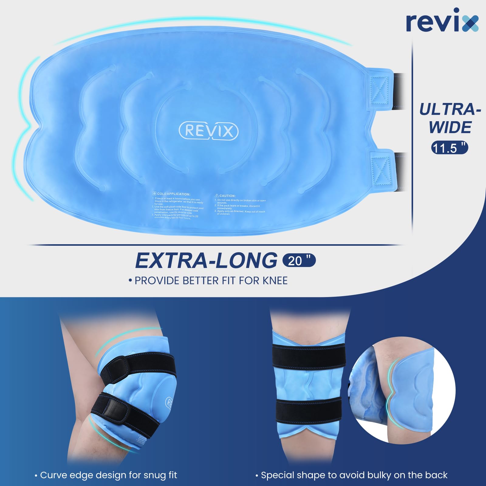 Mua REVIX 20‘’ XXXL Knee Ice Pack Wrap Around Entire Knee, Extra Large ...