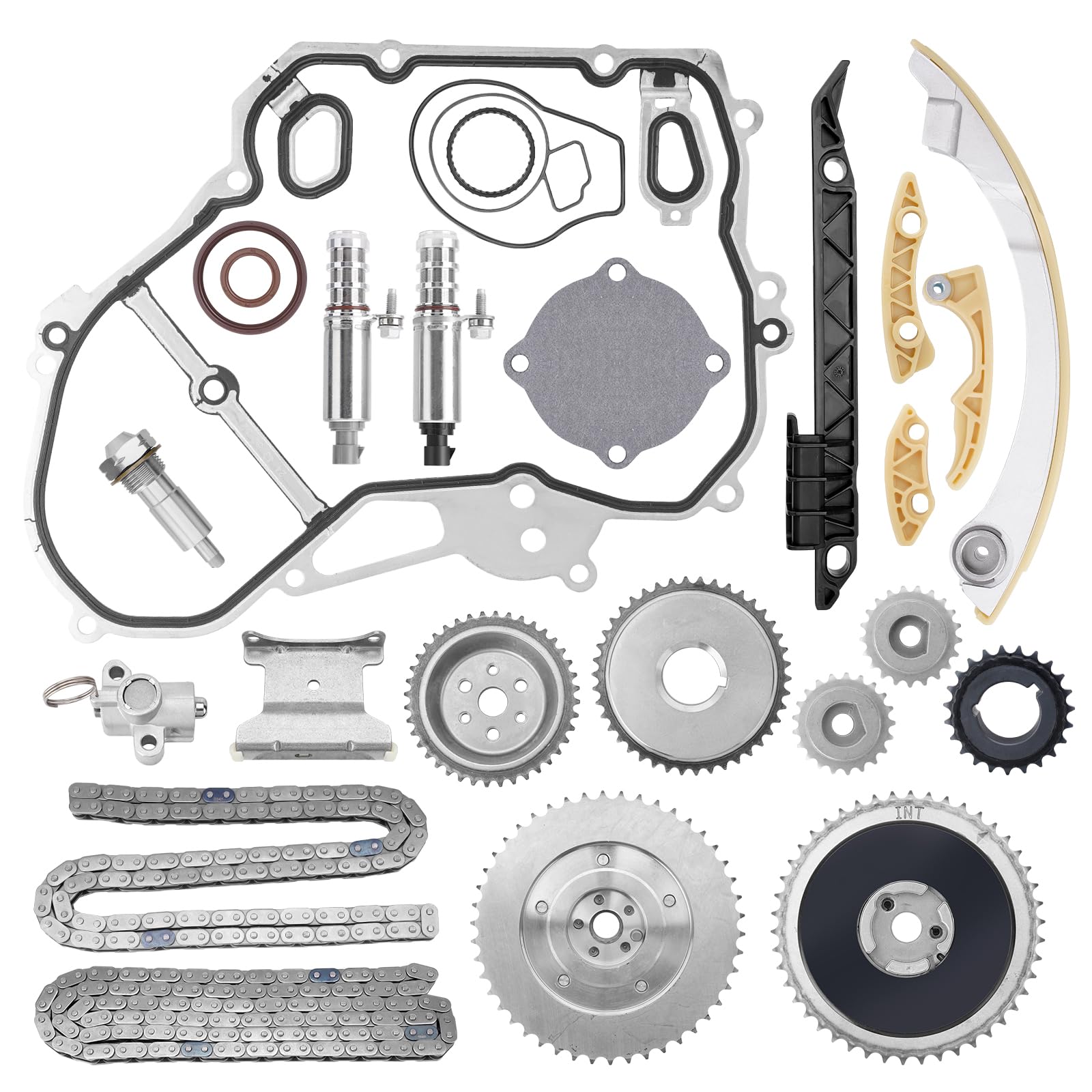 94201S Timing Chain Kit with VCT Selenoid Actuator Gear Cover Gasket ...
