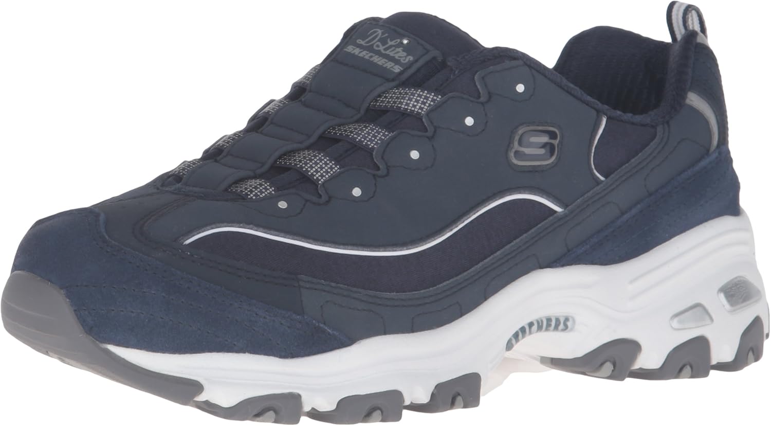 Skechers Sport Women's D'lites Laceless Fashion Sneaker (39 EUR/ 9 B(M ...