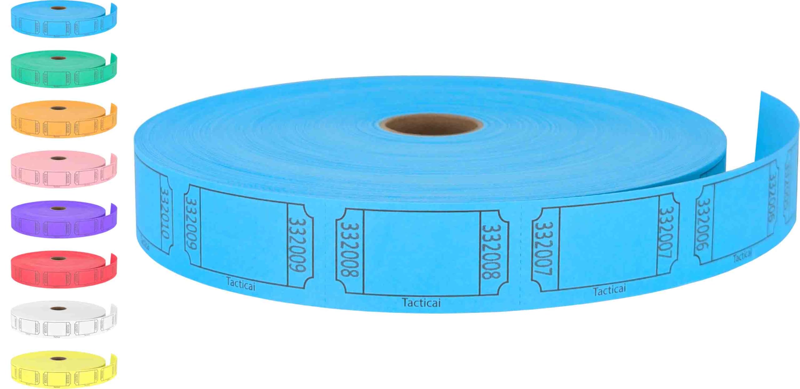 Mua Tacticai 2000 Raffle Tickets, Blank, Blue (1 of 8 Colors), Single ...