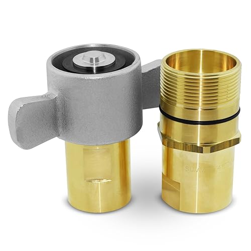 Summit Hydraulics 1" NPT Wet-Line Wing Nut Hydraulic Quick Disconnect ...
