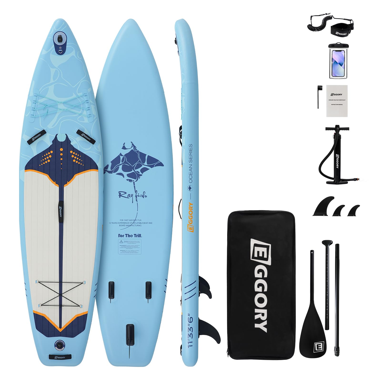 Inflatable Paddle Board,Stand Up Paddle Board Set, Extra Wide SUP Board ...