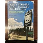 Forty Studies That Changed Psychology: Explorations into the History of ...