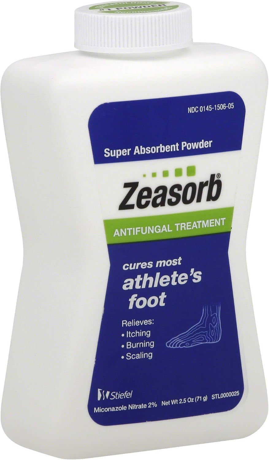 Amazon.com: Zeasorb-AF Antifungal Powder 2.50 oz (Pack of 12): Health ...