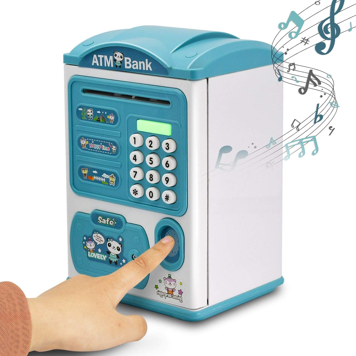 Money Box for Kids,Electronics Piggy Bank Cash Coin ATM Machine ...