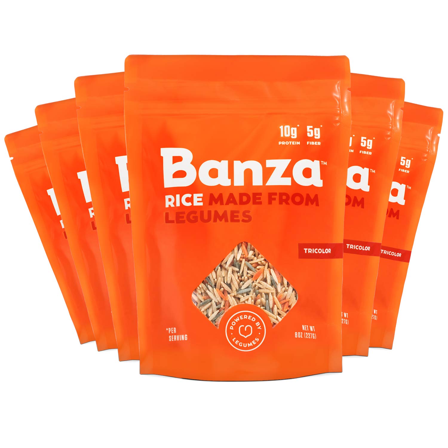 Amazon.com : Banza Tri-Color Rice, High Protein Low Carb Legume Rice ...