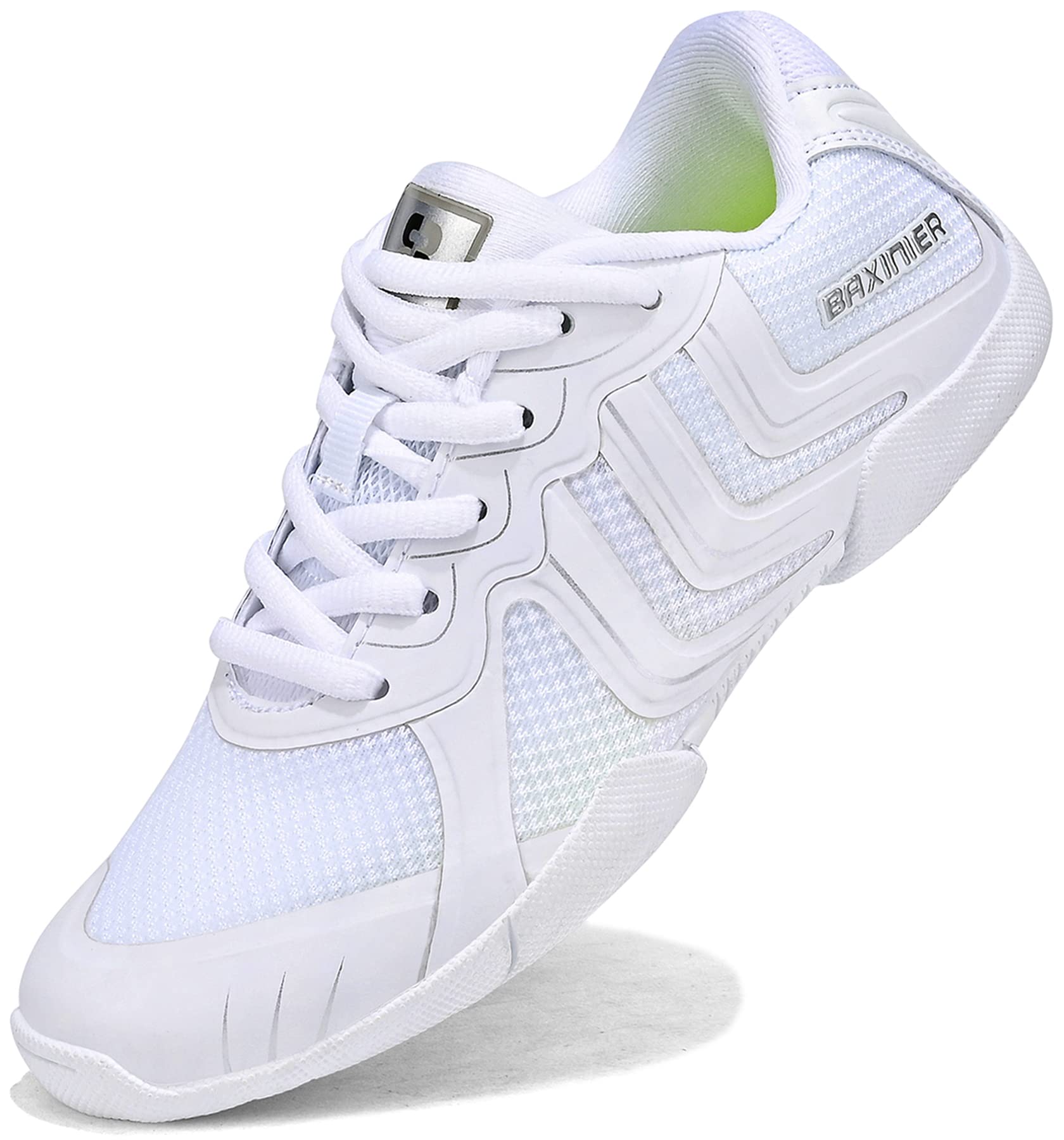 TUOTOM Girls White Cheer Shoes Youth Competition Cheerleading Dance ...