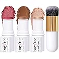Amazon.com: KIMUSE Face Sticks Trio, Cream Blush Stick & Highlighter ...