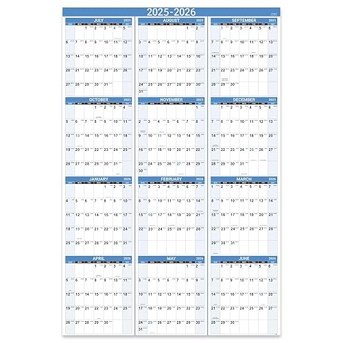 2025-2026 Yearly Wall Calendar - Yearly Wall Calendar 2025-2026, 2025 ...