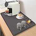 Amazon.com: Yolife Silicone Coffee Mat, Coffee Bar Mat with Raised ...