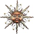 Amazon.com: TERESA'S COLLECTIONS Sun Metal Wall Art for Outdoor Decor ...