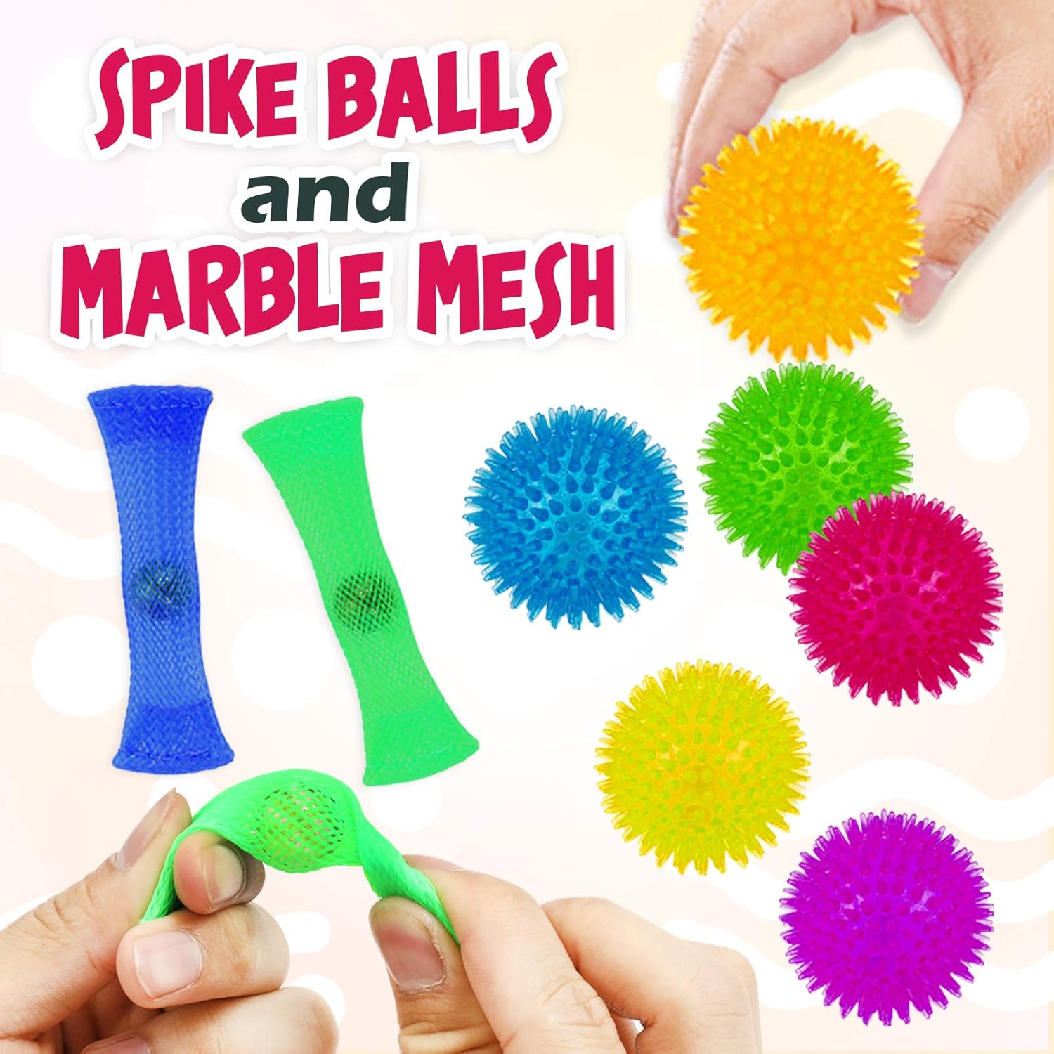 Sensory Fidget Toys Set, Relieves Stress & Anxiety Squeeze Toy for ADHD ...