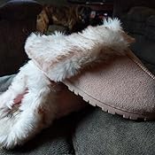 Amazon.com | Jessica Simpson Women's Faux Fur Clog - Comfy Furry Soft ...