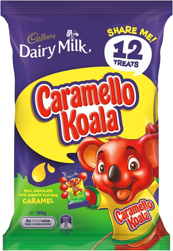 Cadbury Dairy Milk Caramello Koala Sharepack 12pk 180g: Amazon.co.uk ...