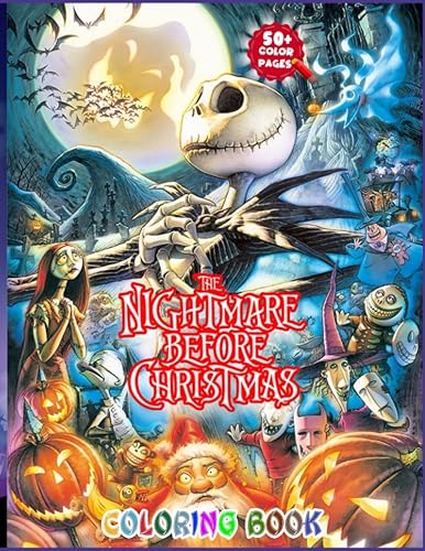 The Nightmare Coloring Book: Halloween Coloring Books With 50 ...