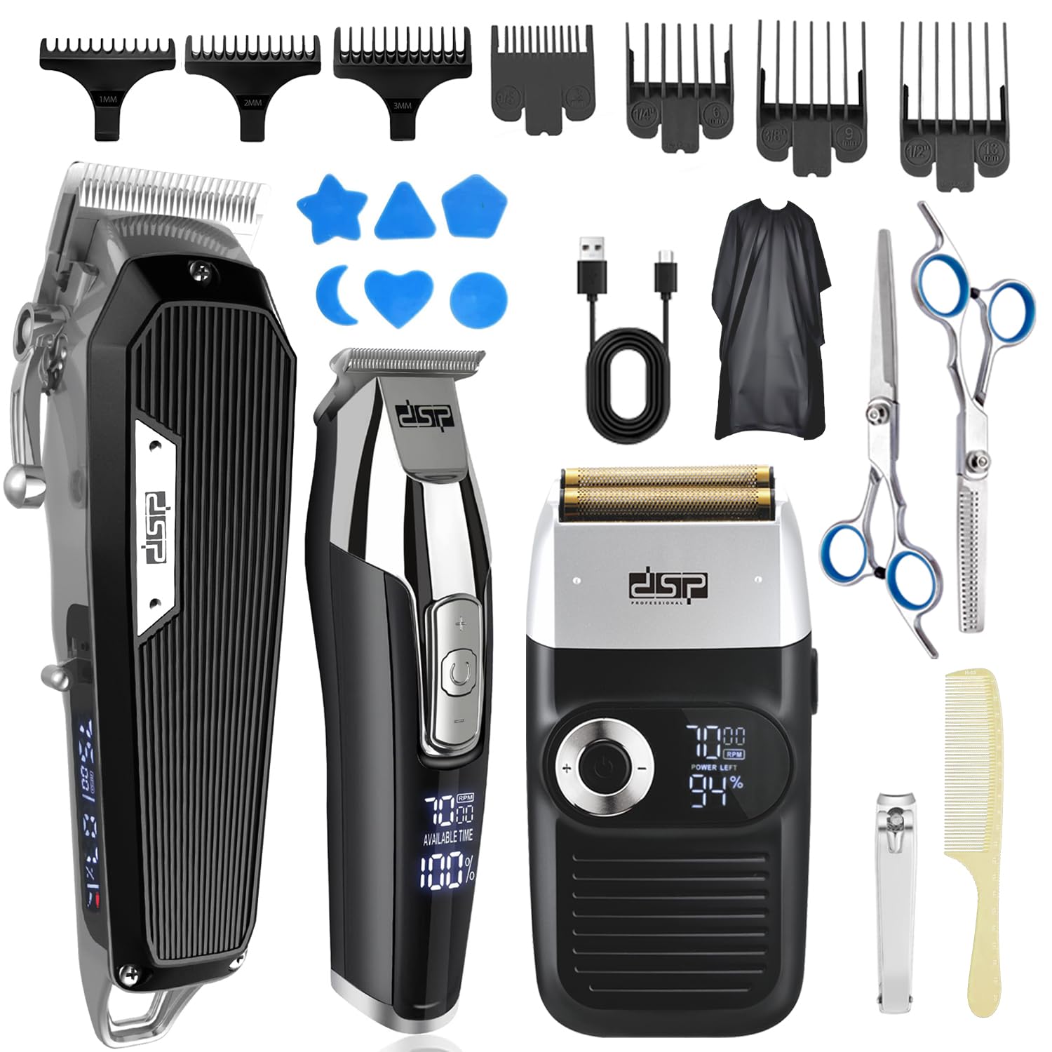Mua Hair Clipper, Trimmer, Beard Shaver Kit for Men Professional Barber ...