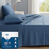 Amazon.com: DEGREES OF COMFORT Coolmax Cooling Sheets | Queen Size Bed ...