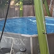 Amazon.com: Intex 16ft X 8ft X 42in Prism Frame Rectangular Pool Set ...