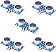 Gowoops 5PCS HC-SR04 Ultrasonic Module Distance Measuring Transducer Sensor for Arduino: Amazon ...