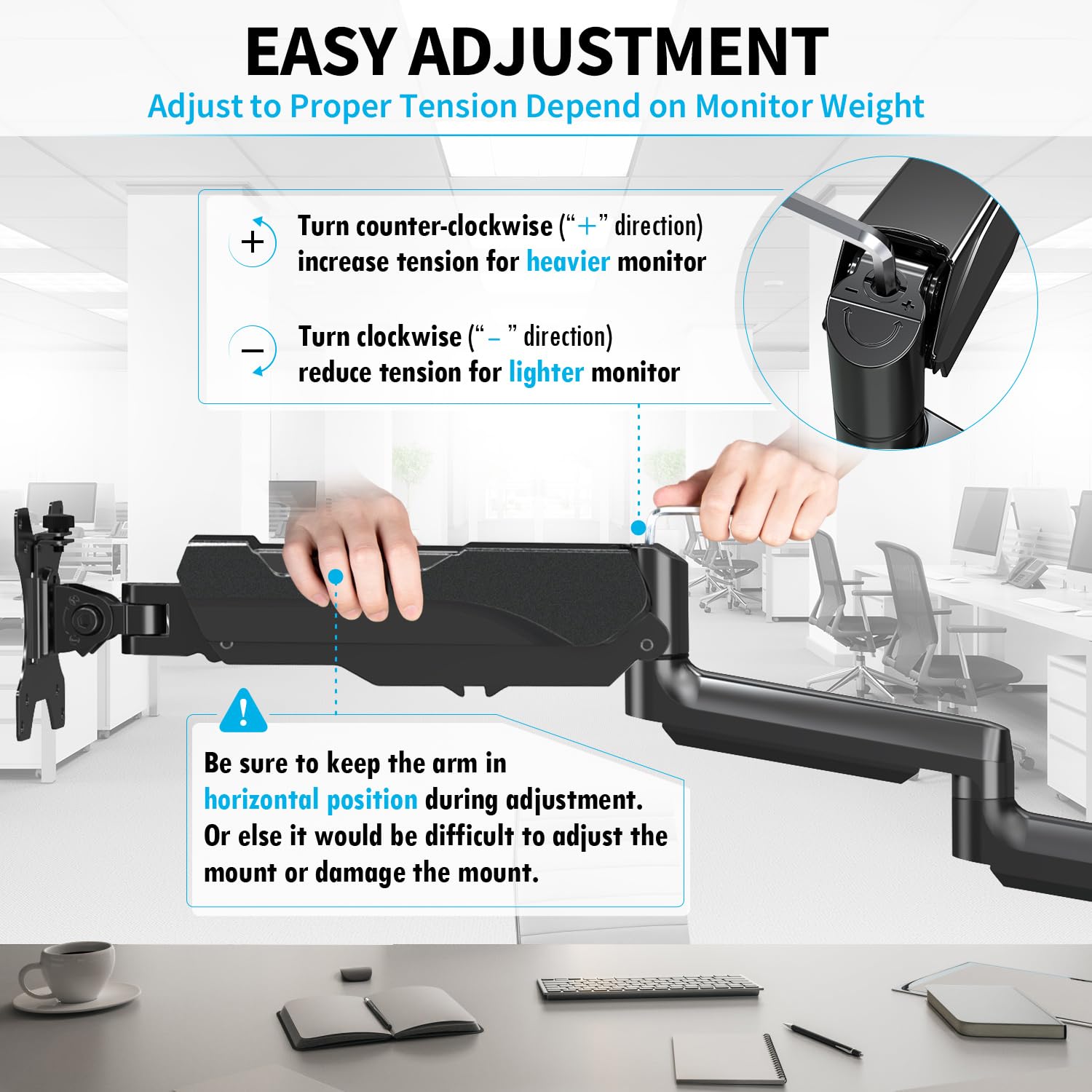 Mua MOUNTUP Triple Monitor Stand Mount - 3 Monitors Desk Mount for ...
