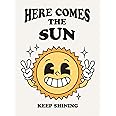 Amazon.com: Retro Sun Poster Wall Art Print, Sunshine Cute Room Décor ...