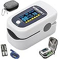 Amazon.com: WRINERY Fingertip Pulse Oximeter, Oxygen Saturation Monitor ...