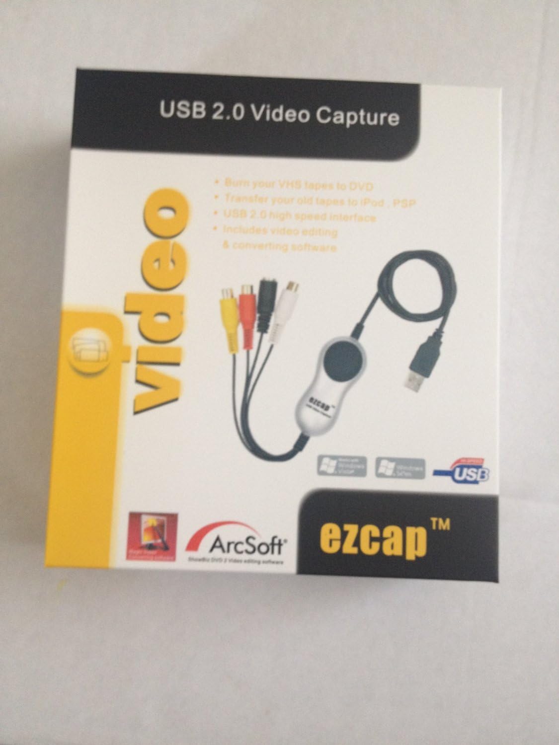 Ezcap 2.0 Video Capture Transfer video to DVD: Amazon.co.uk: Electronics