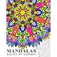 Amazon.com: Mandalas Color by Number: A Relaxing Coloring Book for ...