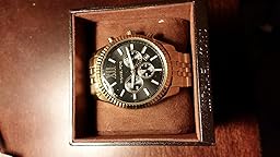 Amazon.com: Michael Kors Men's Lexington Gold-Tone Watch MK8286 ...