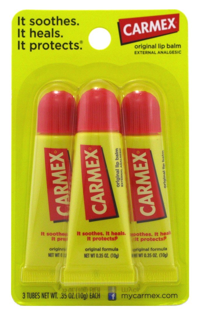 Amazon.com: Carmex Lip Balm Stick, Strawberry, 3 Pack: Health ...