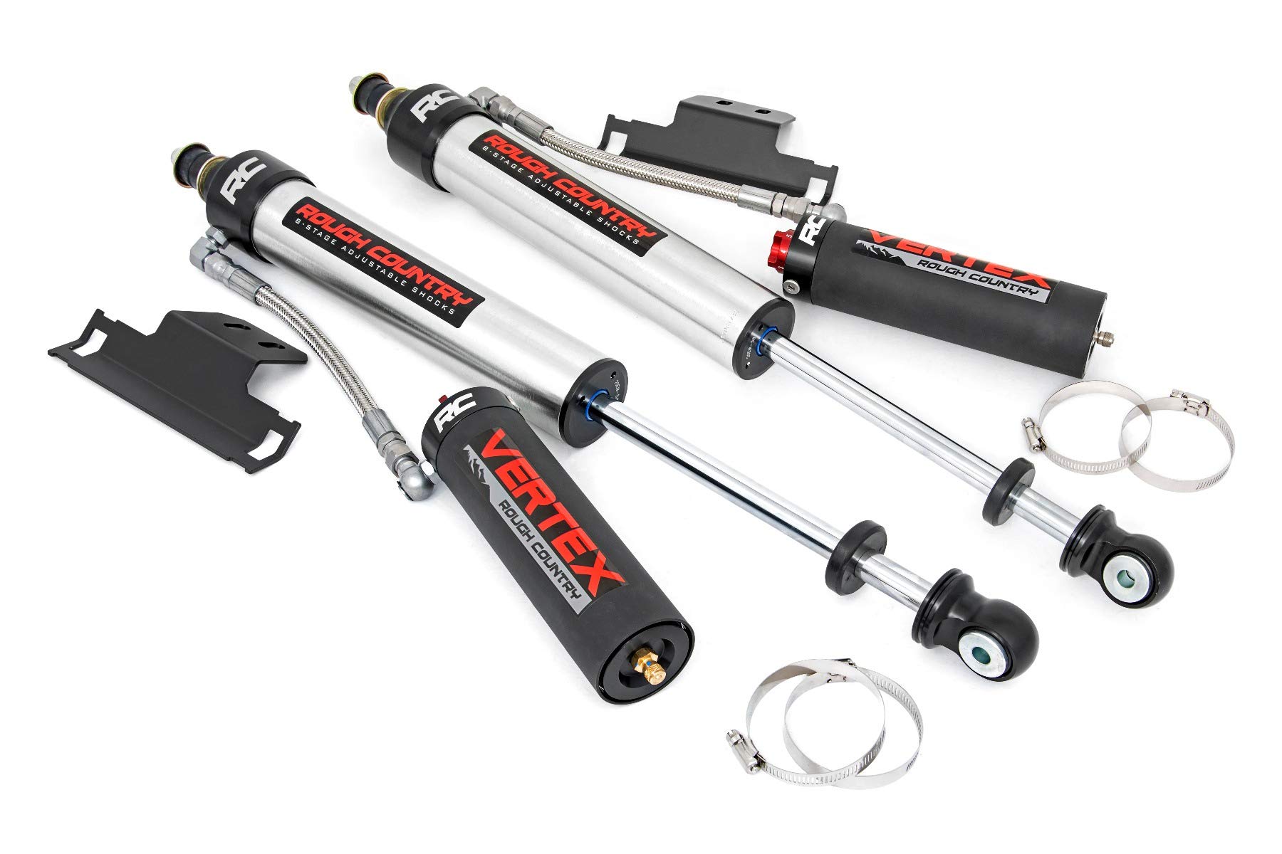 Rough Country 6" Rear Adjustable Vertex Shocks for 2005-2023 Tacoma ...