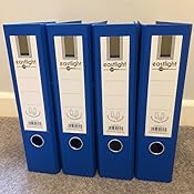 Eastlight A4 Extra Strong Lever Arch Files Plastic on Board Folder ...