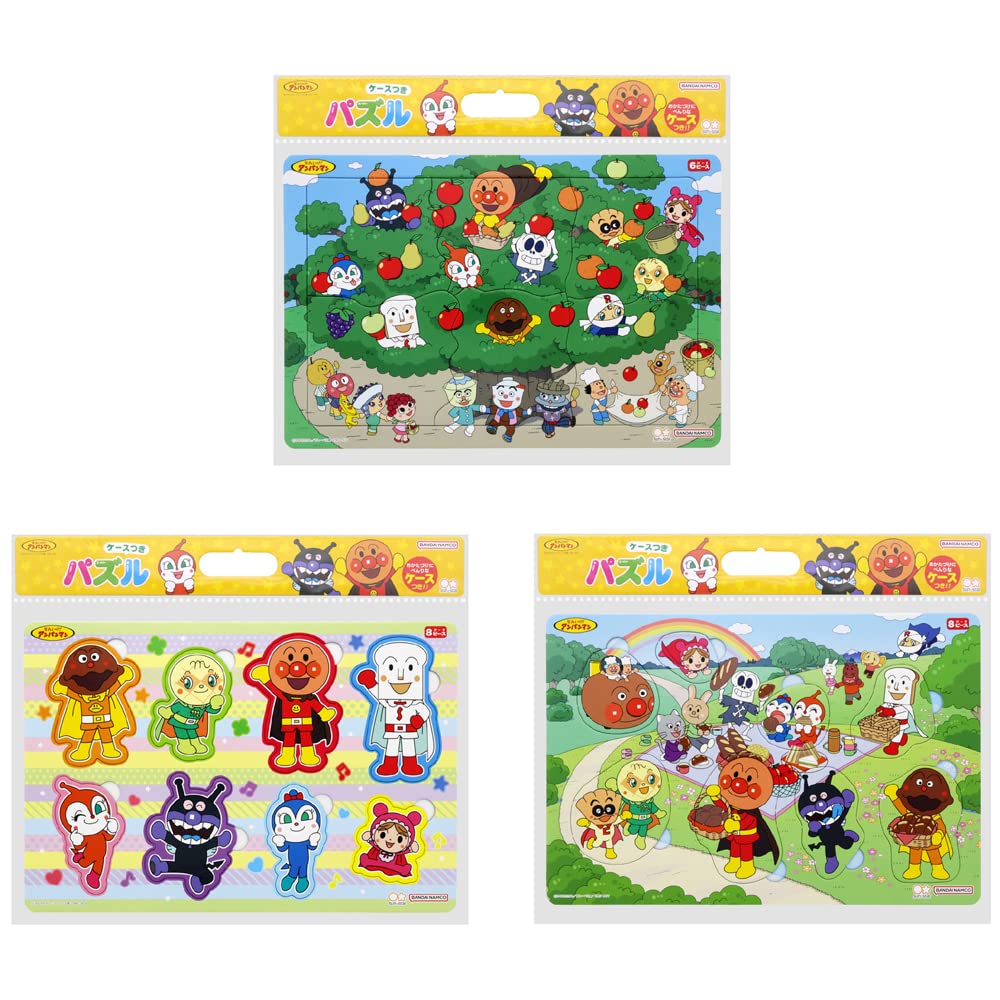 Mua Anpanman Happy Roppy Puzzle, First Puzzle, 3 Patterns Set, 6 Pieces ...