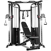 Amazon.com: syedee Cable Crossover Machine, Functional Trainer with 17 ...