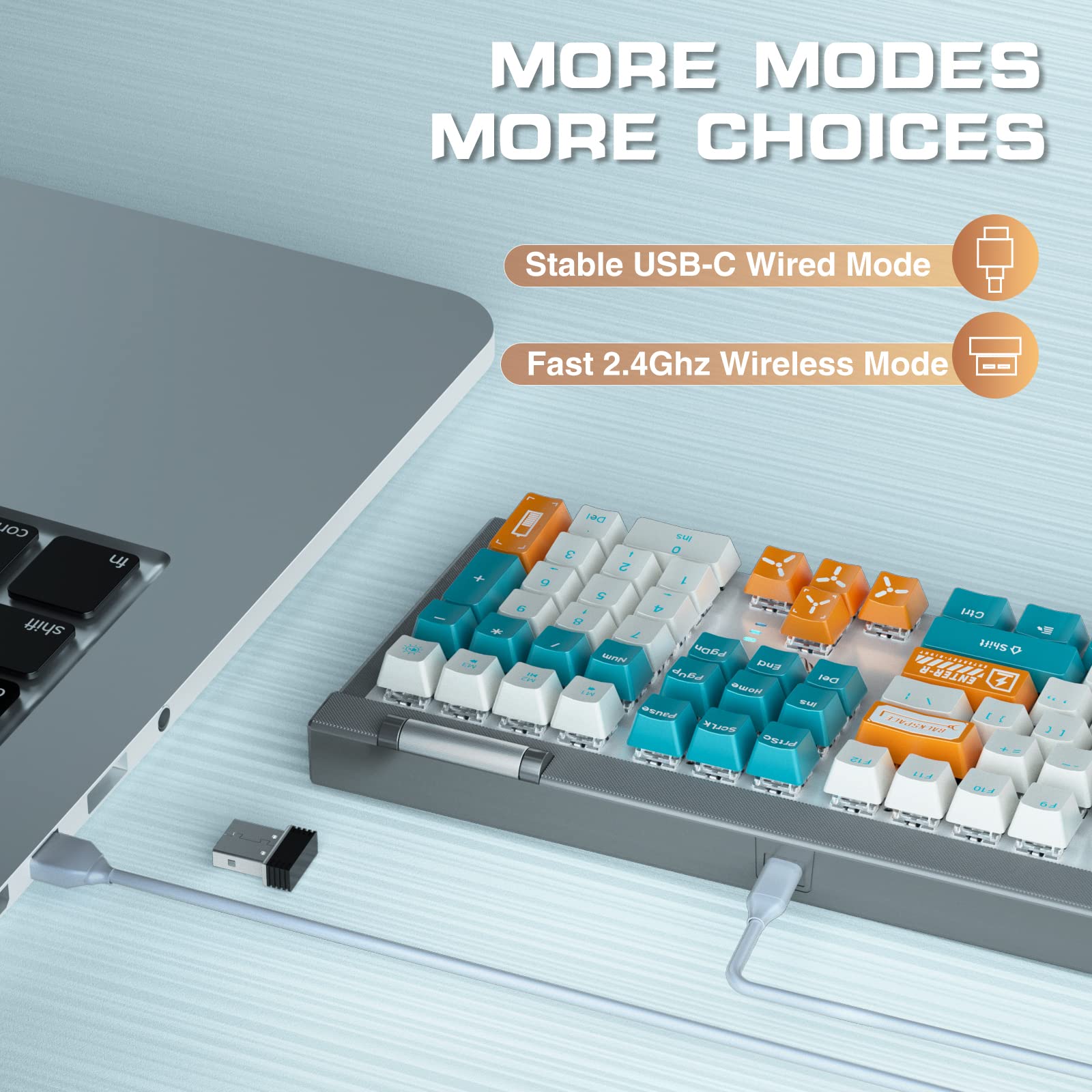 Mua AULA F3050 Wireless Mechanical Keyboard, Custom Hotswap, Ergonomic ...