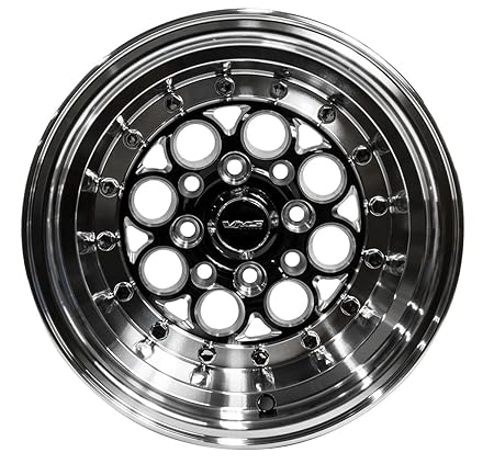 Amazon.com: 2x (Pair / Set) 13x9” VMS Racing Modulo 4 LUG Drag Track ...